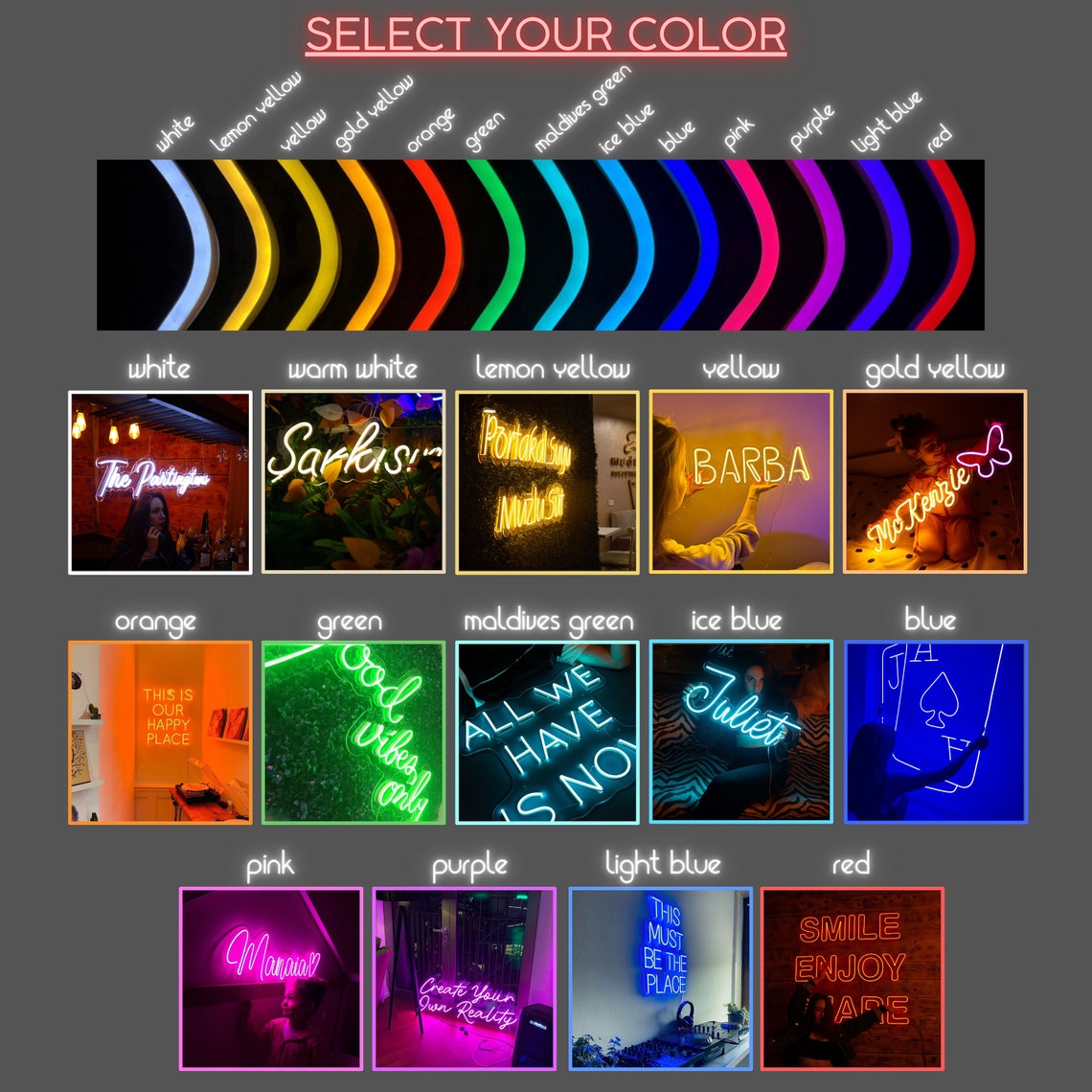 Custom Neon Sign Neon Sign Light Neon Wall Art Neon Logo Sign Led Neon ...