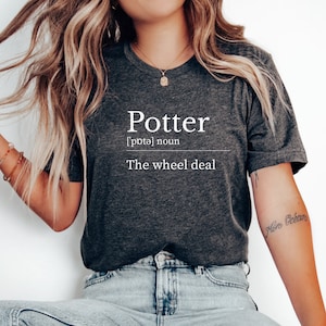 Potter Definition Shirt, Funny Pottery Pun Shirt, Pottery T Shirt ...
