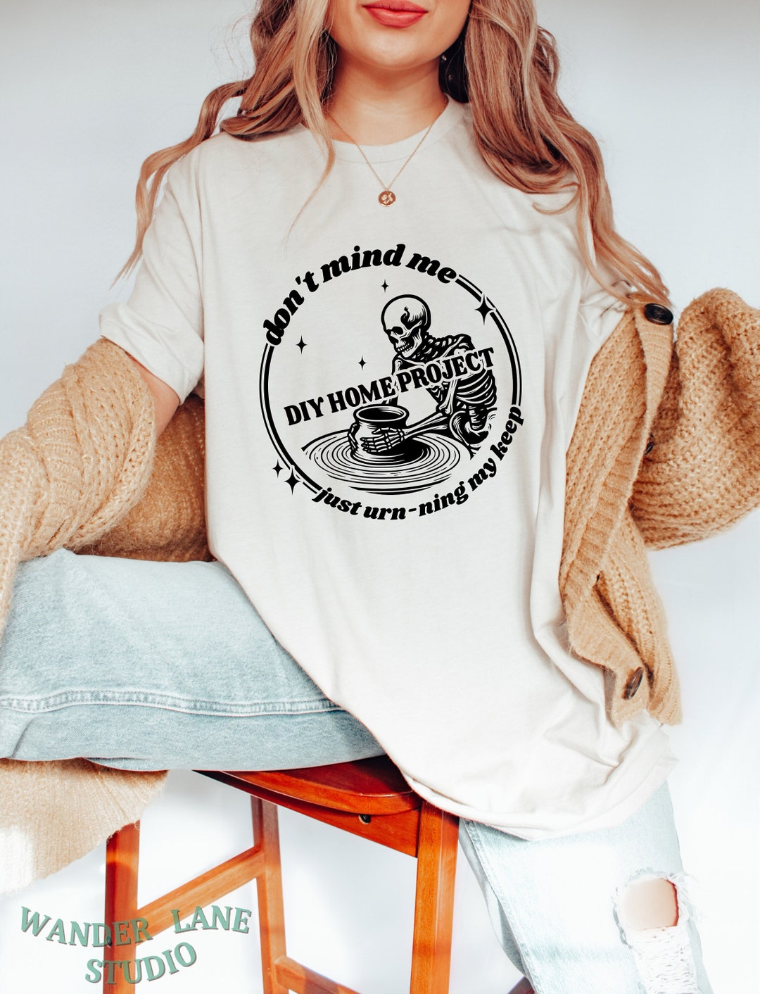 Earning My Keep Skeleton Shirt, Pottery Shirt, Pottery Artist, Pottery ...