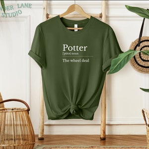 Potter Definition Shirt, Funny Pottery Pun Shirt, Pottery T Shirt ...
