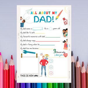 Happy Father's Day | Father's Day Printable | All About My Dad ...