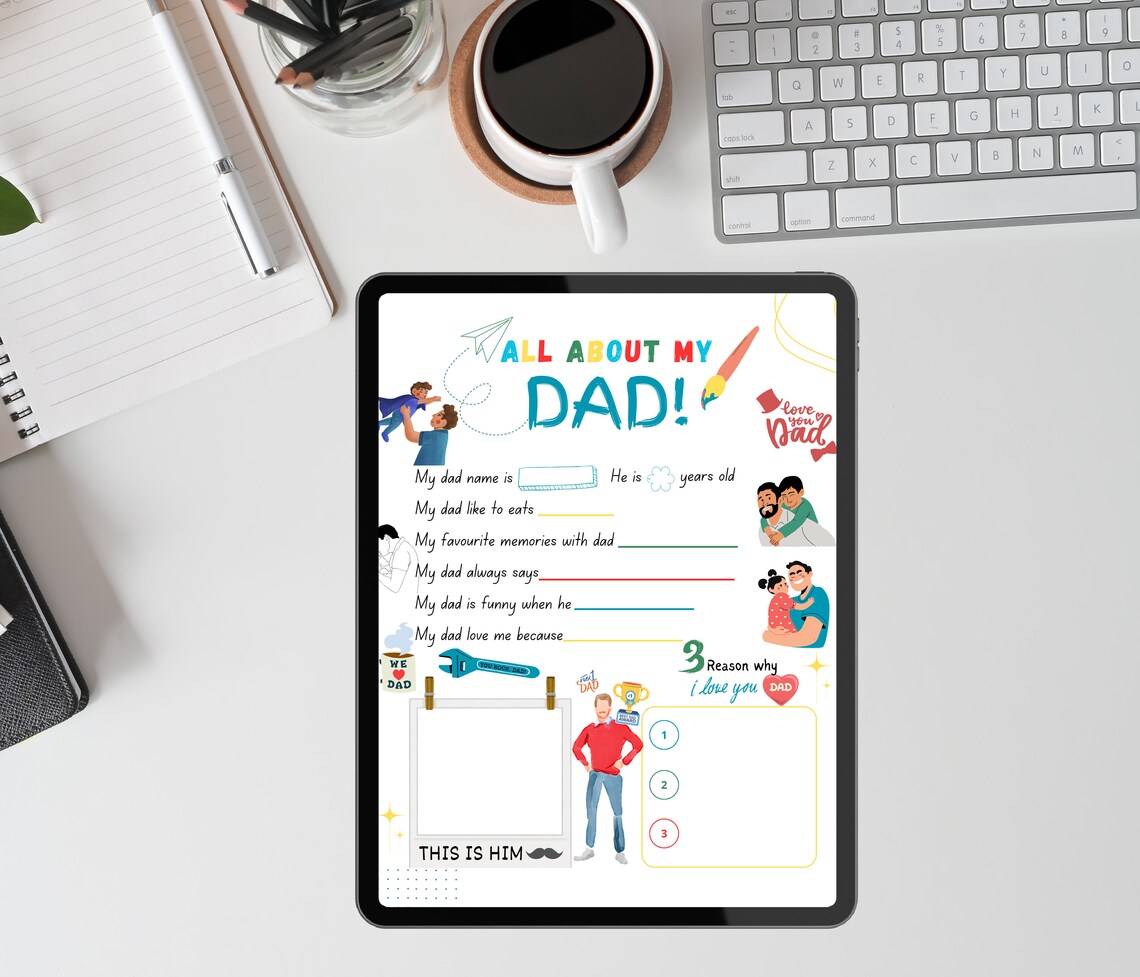 Happy Father's Day | Father's Day Printable | All About My Dad ...