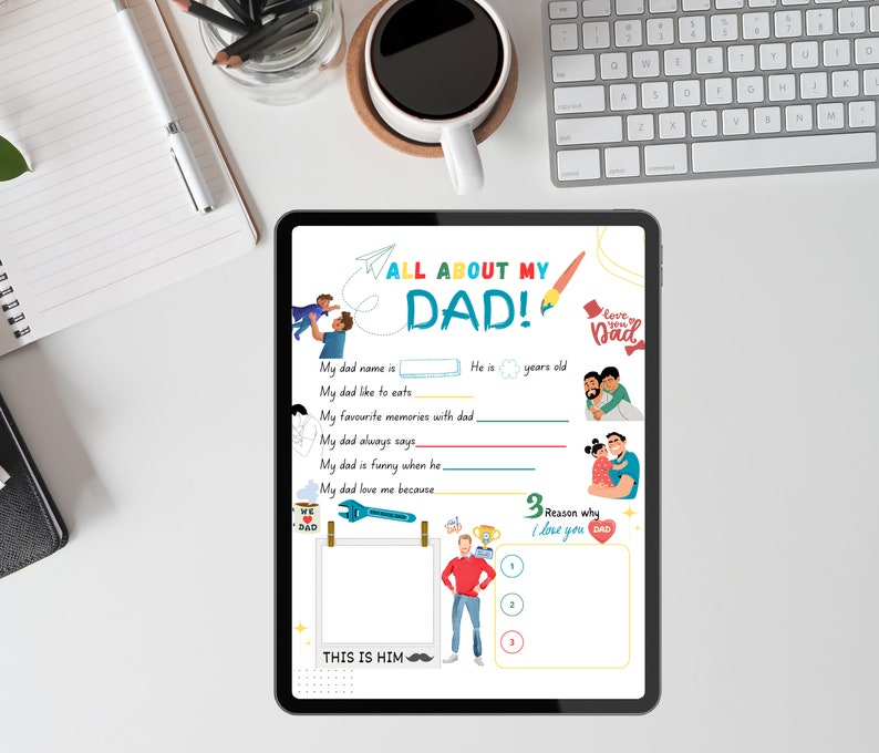 Happy Father's Day | Father's Day Printable | All About My Dad ...