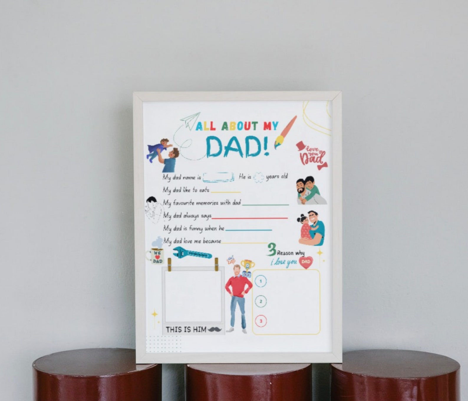 Happy Father's Day | Father's Day Printable | All About My Dad ...