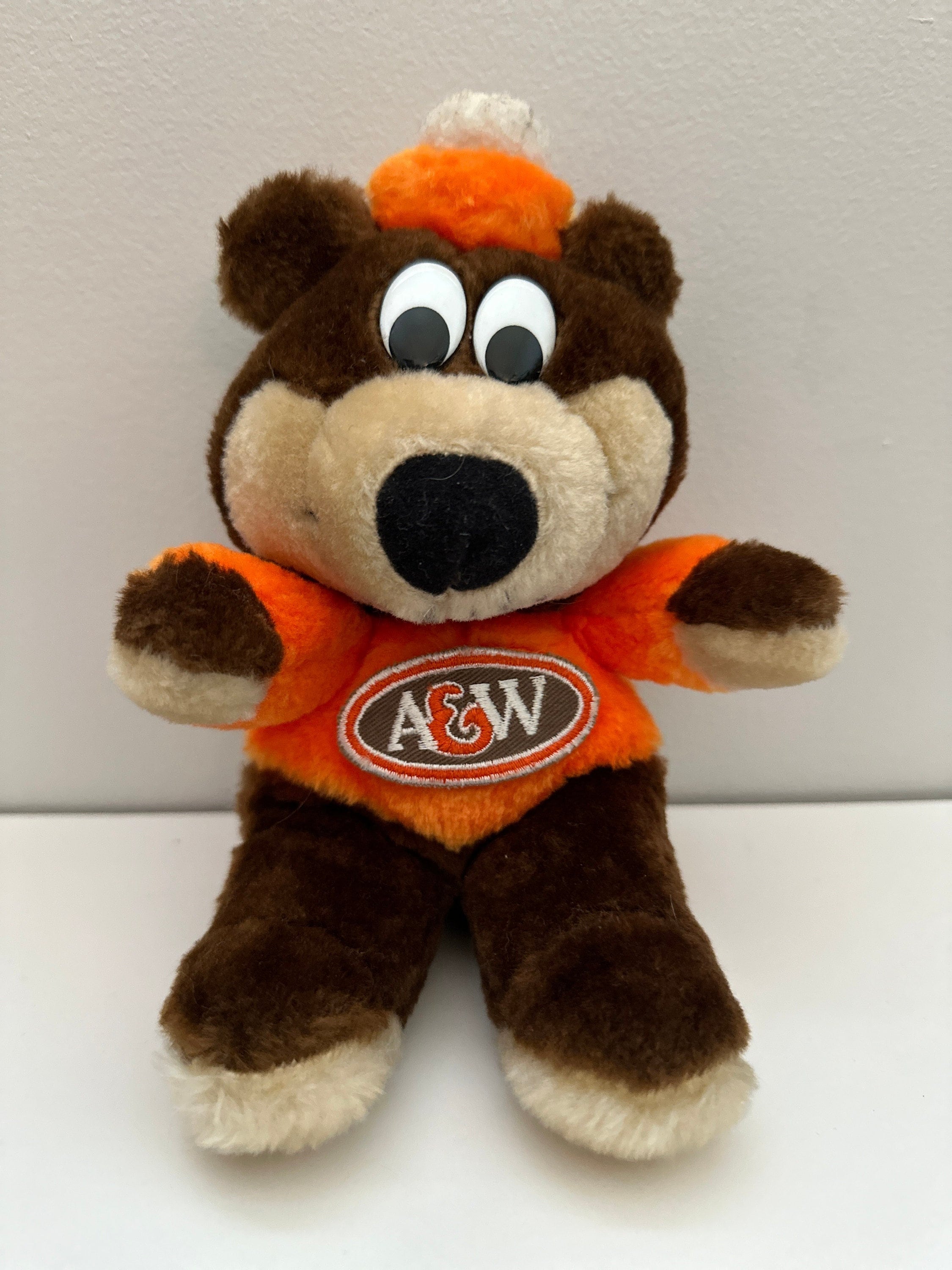 A&W Root Bear Vintage Plush Bear - Etsy
