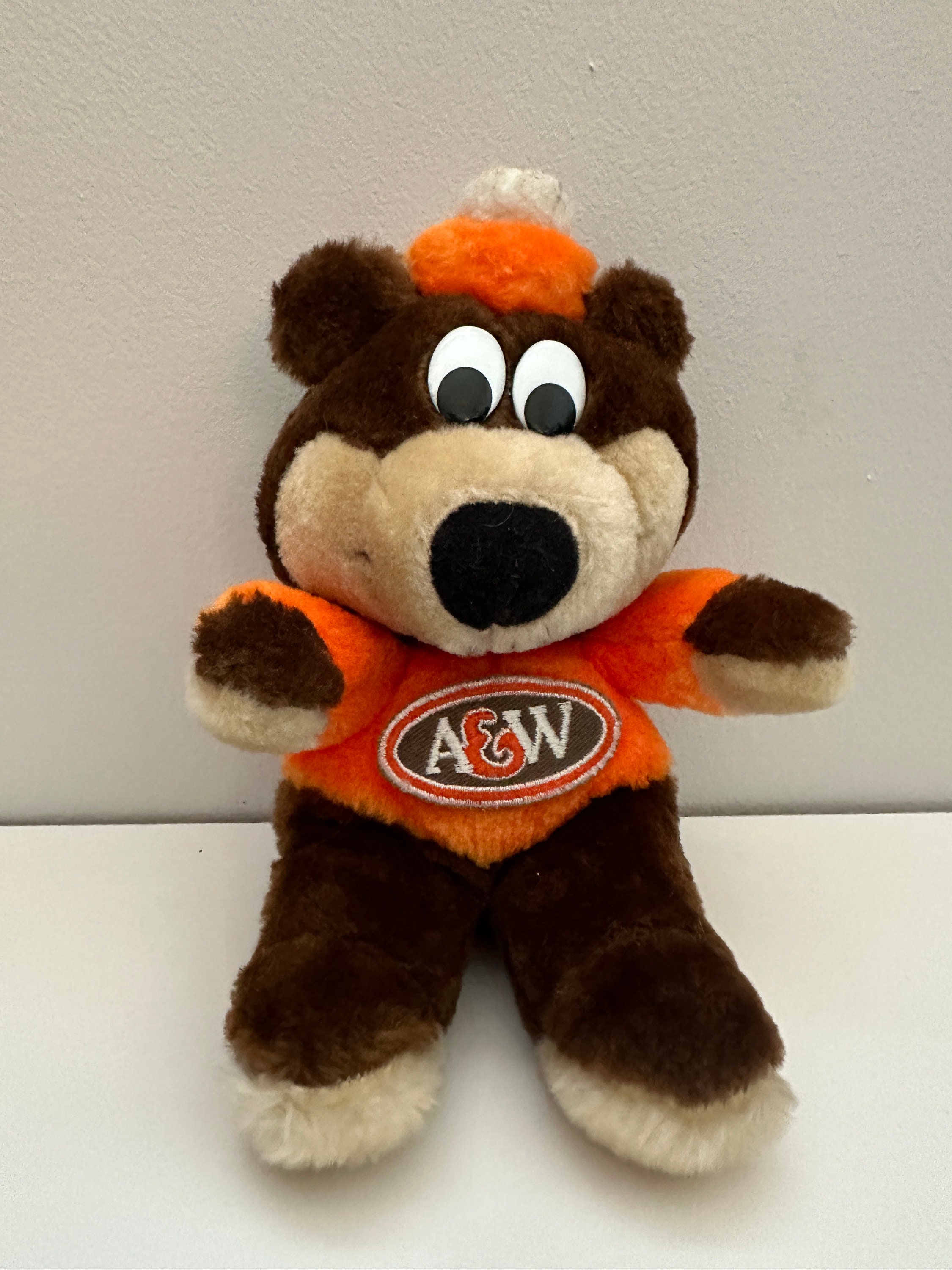 A&W Root Bear Vintage Plush Bear - Etsy