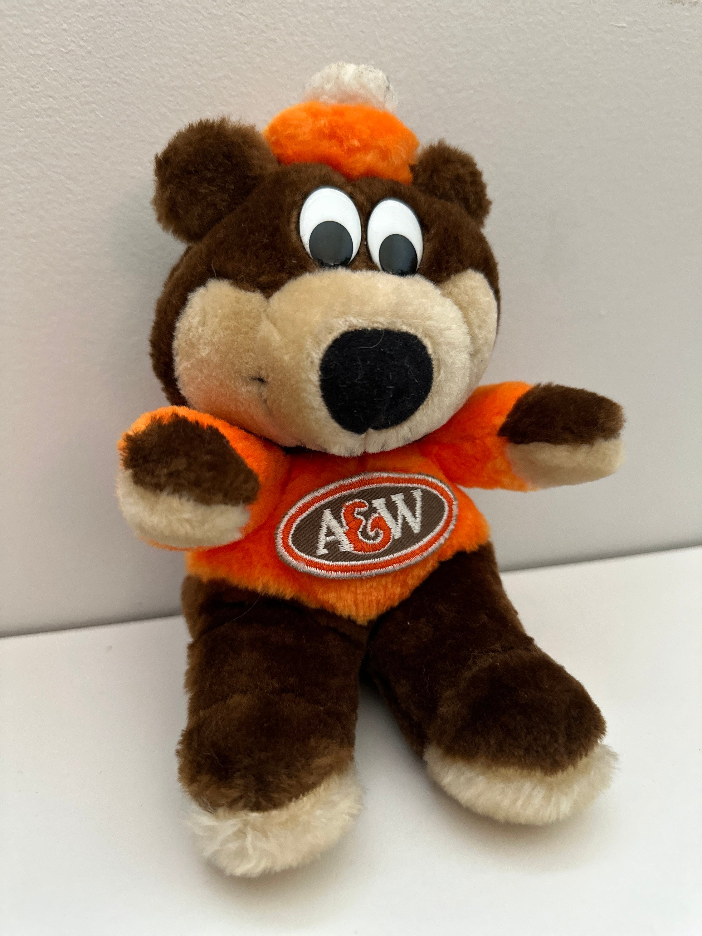A&W Root Bear Vintage Plush Bear - Etsy