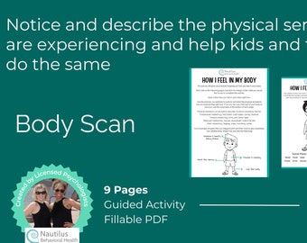 Sensory Snug's Body Scan and Circle Feelings - Etsy