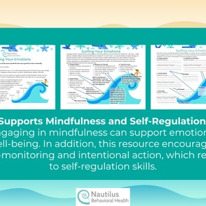 Surfing Your Emotions Emotion Regulation Worksheet - Etsy