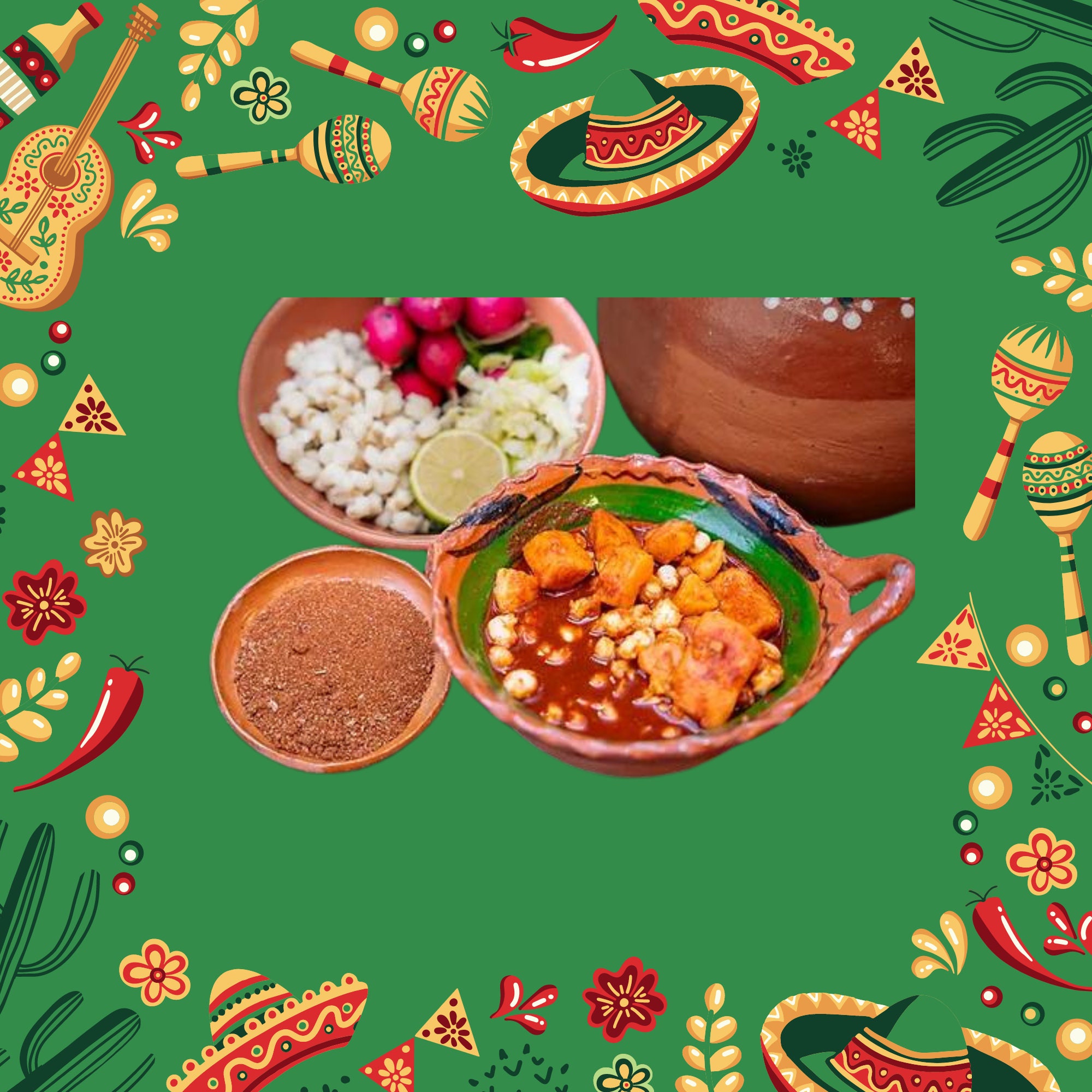 Pozole Mix Species, Salsa for Your Pozole,ready to Use Dry Mix - Etsy