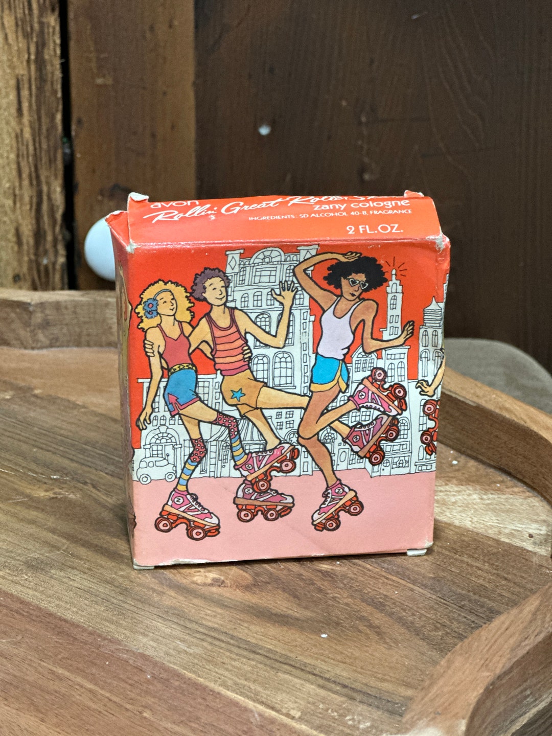Vintage 1980s Avon Rollin Great Roller Skate Lover Boy Cologne 2 Fl. Oz ...