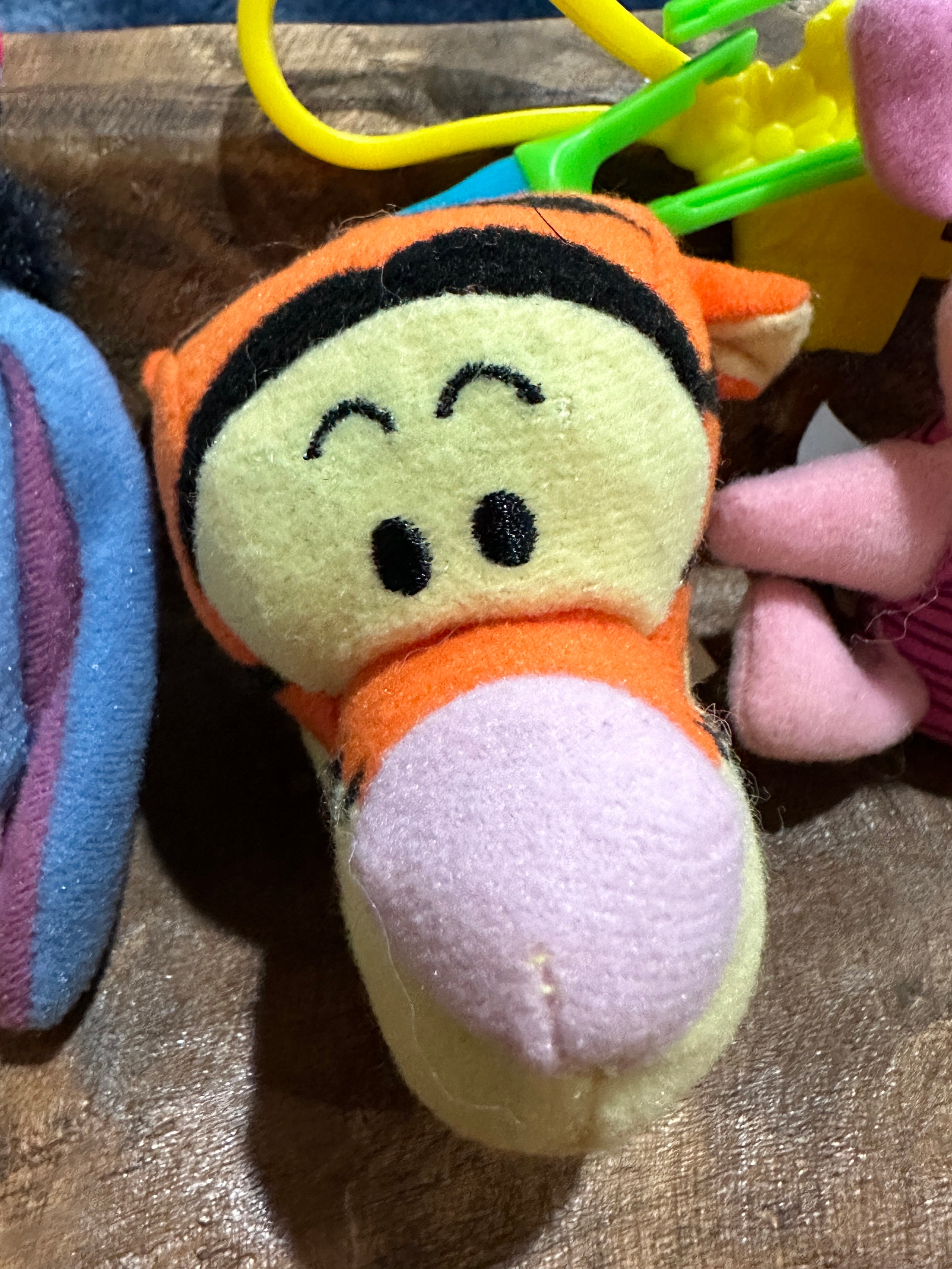 Vintage Disney Eeyore Tigger Piglet Elmo Keychain Clips Toys - Etsy