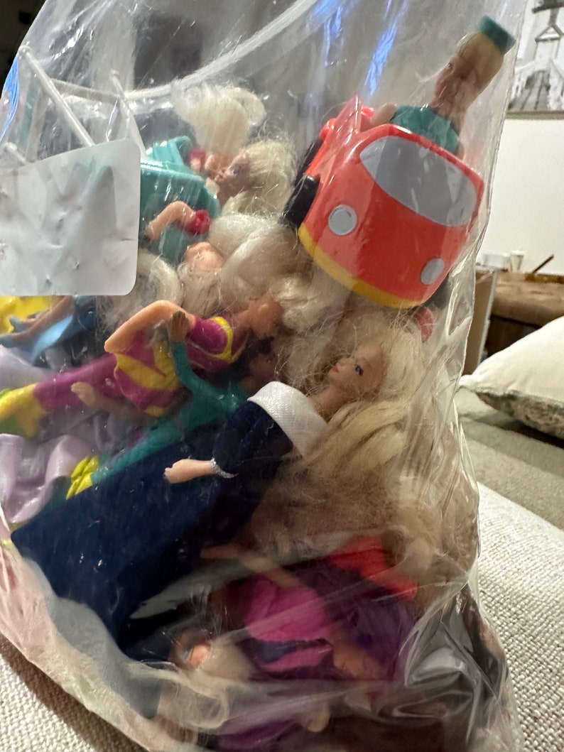 Vintage Large Lot of Mini Barbies Toy Cake Toppers - Etsy