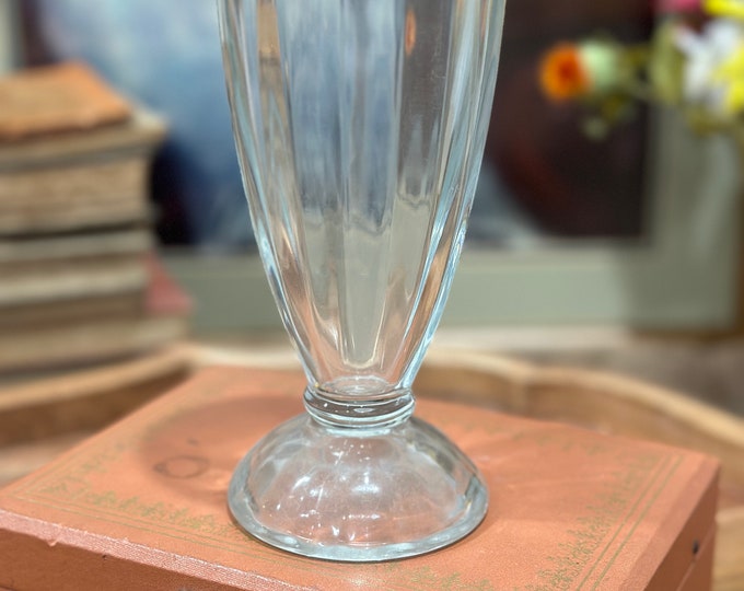 1950s Vintage Dinner Soda Fountain Glasses Milk Shake Malt Ice Cream ...