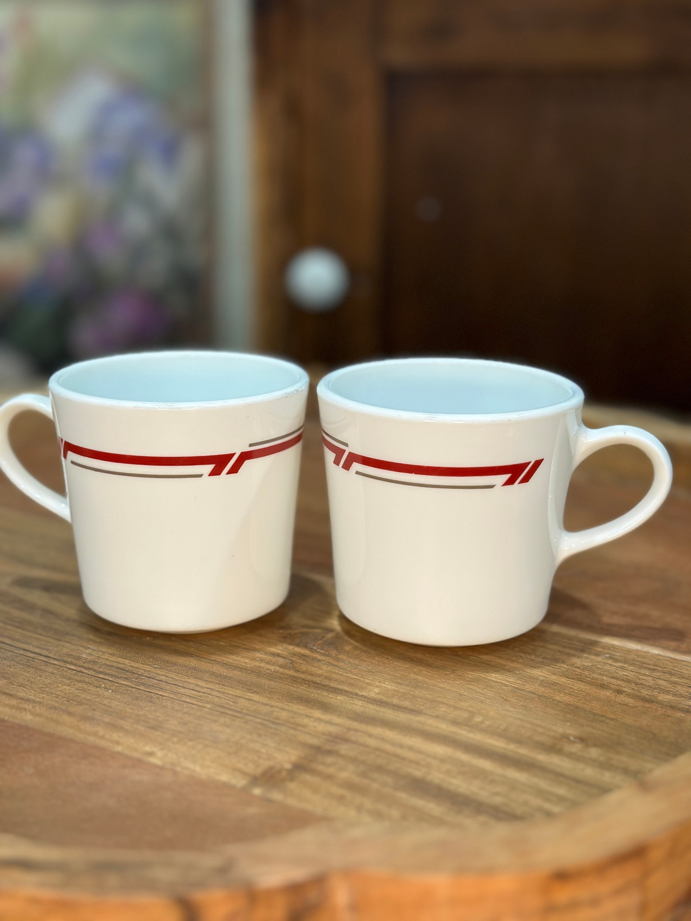 Vintage Amtrak Railroad China Coffee Cup Corning USA 21 Amtrak Claytor ...