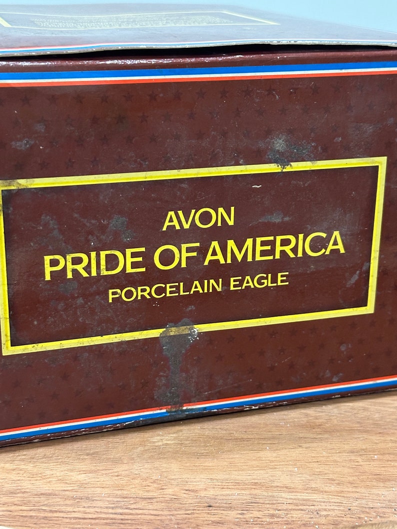 Vintage Porcelain Eagle on Rock Statue Sculpture Americana Patriotic ...