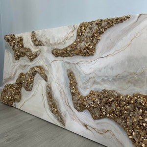 47x23 Resin Geode Wall Art / Geode Art / Resin Wall Art / Artwork ...