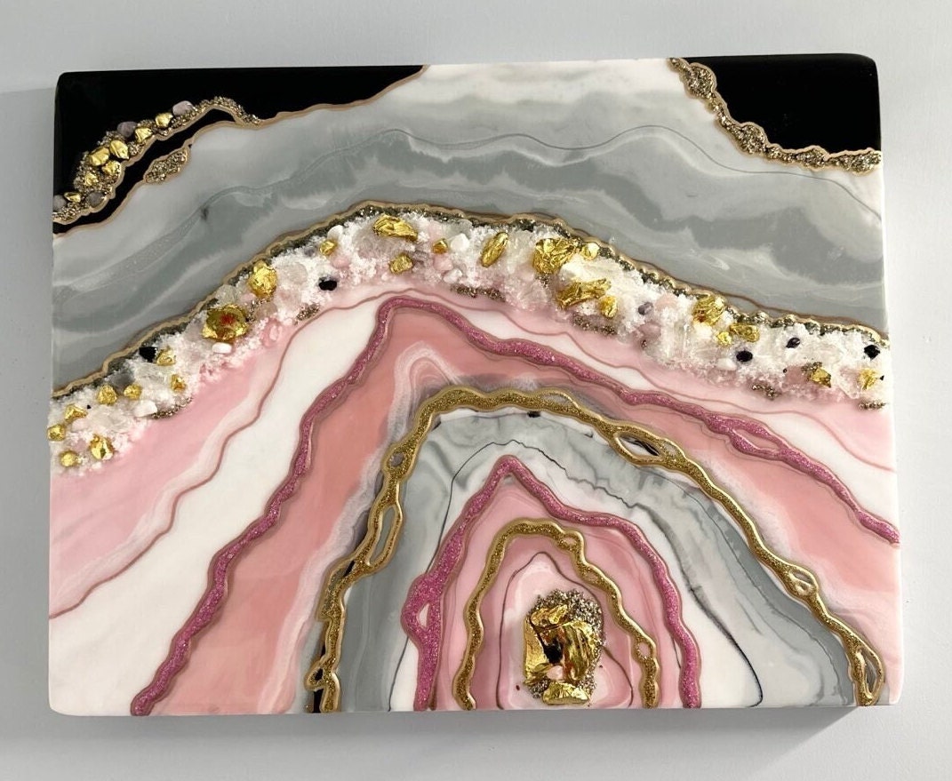 Epoxy Resin Wall Art 21"x16" - Etsy