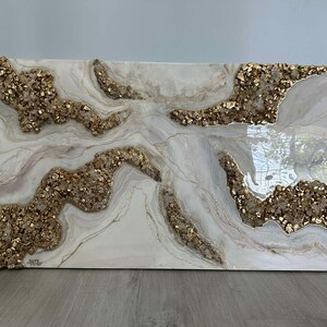 47x23 Resin Geode Wall Art / Geode Art / Resin Wall Art / Artwork ...