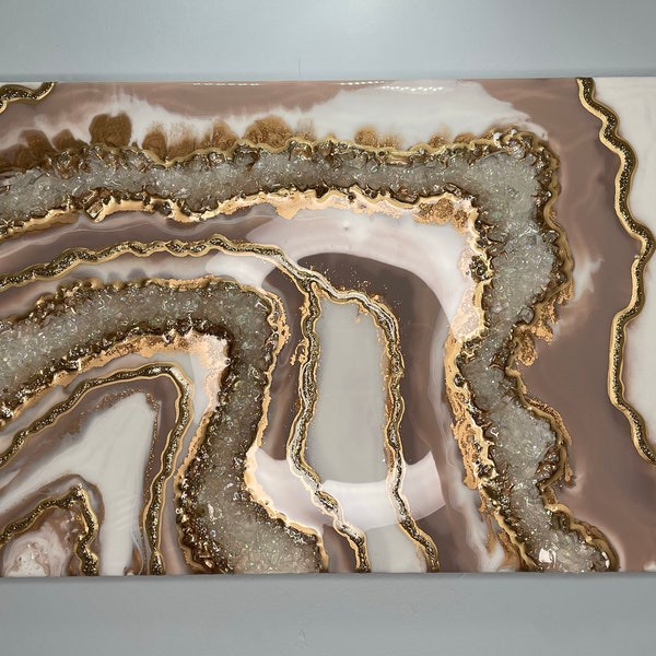 Resin Geode Wall Art - Etsy