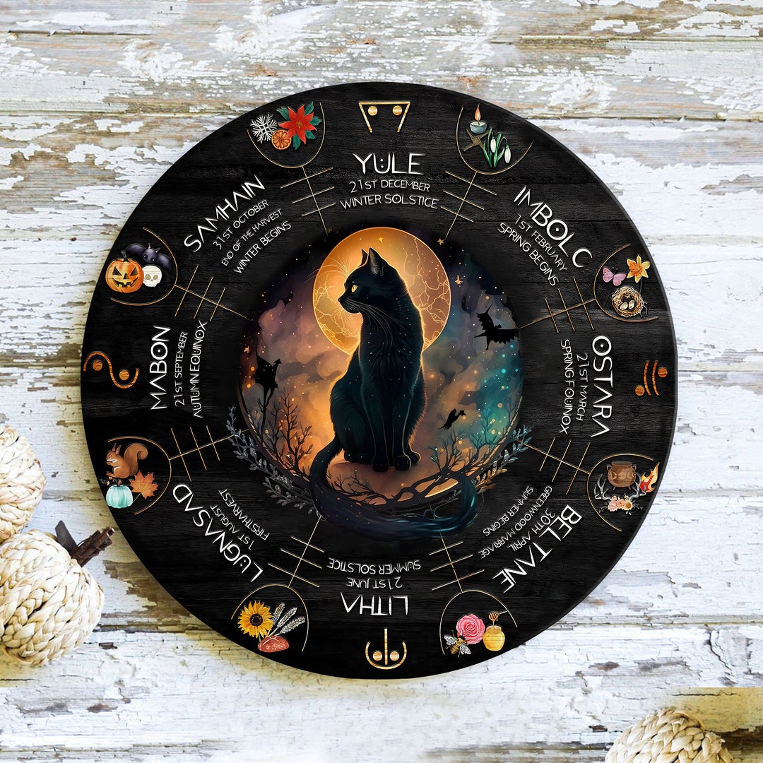 Wheel of the Year, Pagan Calendar, Witchcraft, Wicca, Witch, Grimoire ...