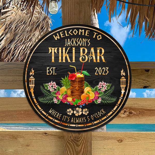 Tiki Bar - Etsy UK