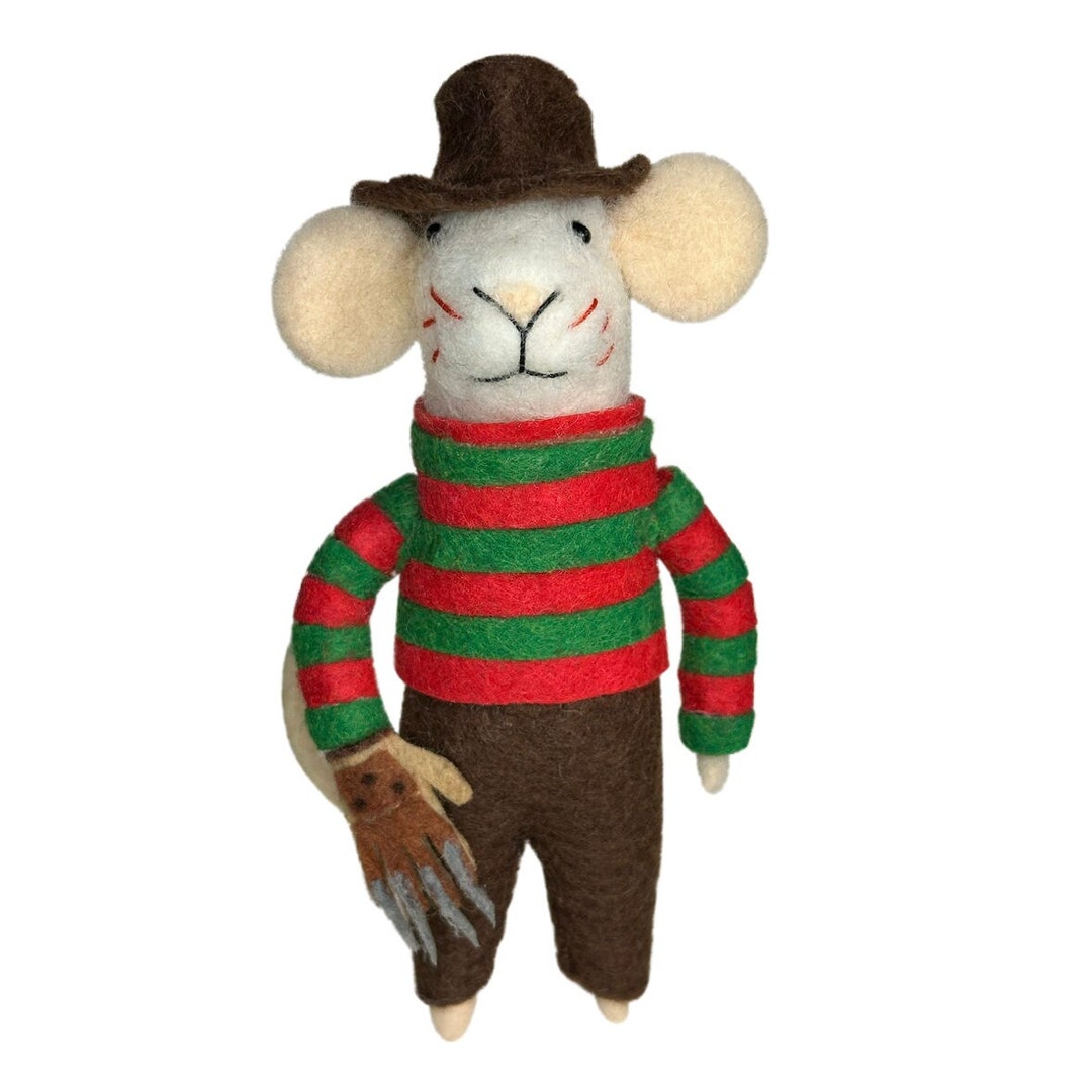Krueger Freddy Nightmare Elm Horror Mouse Hand Made Ornament Decoration ...