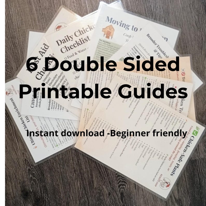Chick Care Checklist Bundle – Brooder Setup and First Aid Guide ...