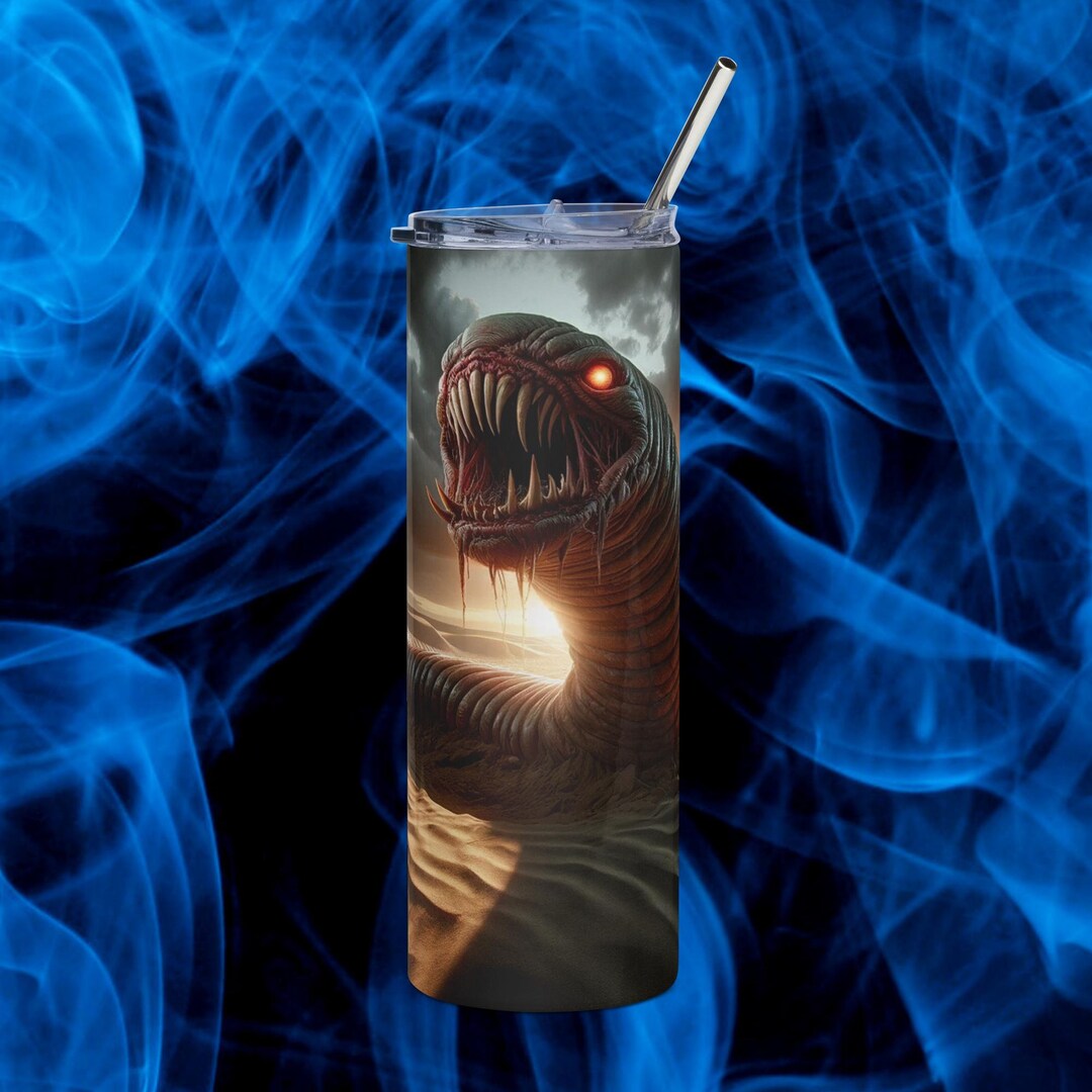 Desert Terror: Mongolian Death Worm Tumbler - Etsy