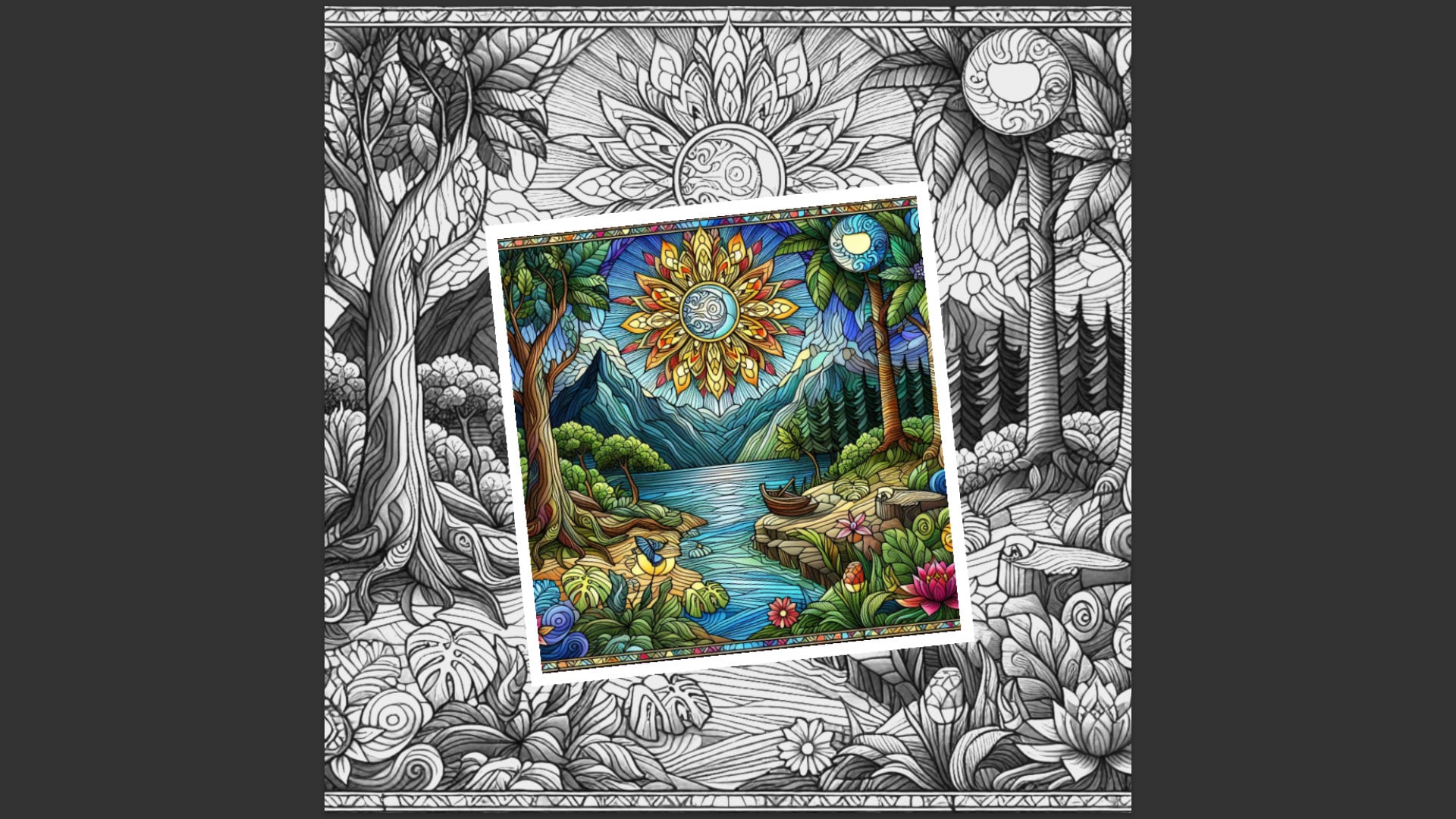 40+ Printable Nature Coloring Pages - PDF & JPEG - Etsy