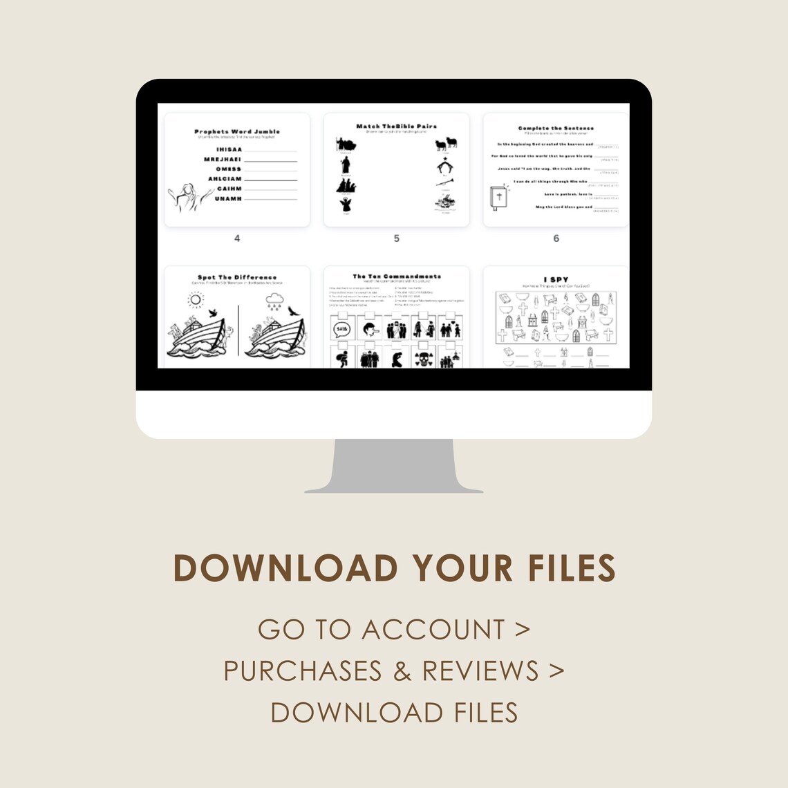 Printable Bible Activity Sheets | Sunday School Print Outs | Christian ...
