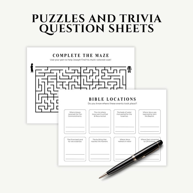 Printable Bible Activity Sheets | Sunday School Print Outs | Christian ...