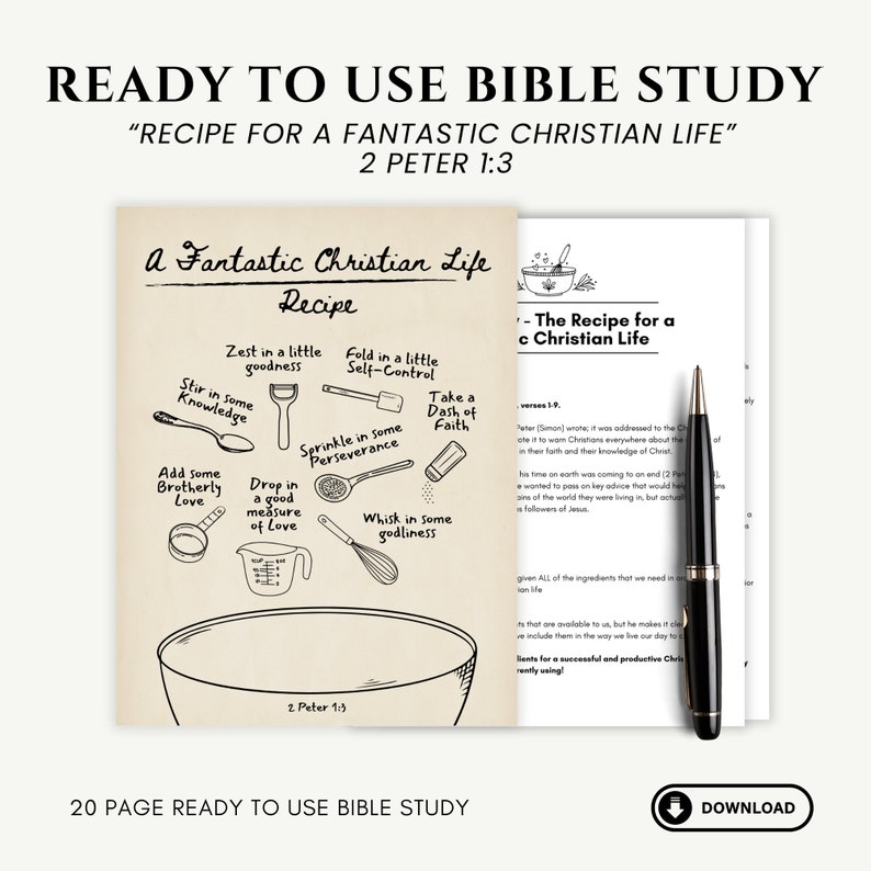 Christian Bible Study | Bible Education | Recipe for a Fantastic ...