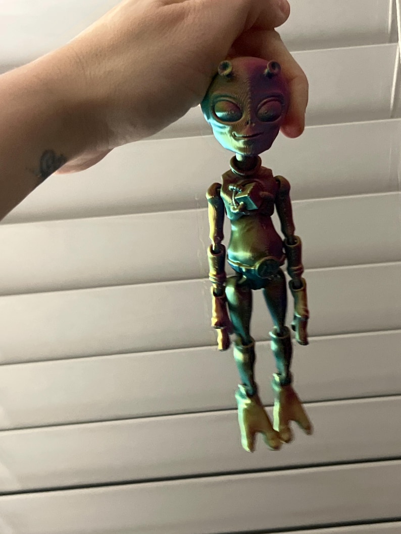 3D Articulated Alien Ragdoll - Etsy