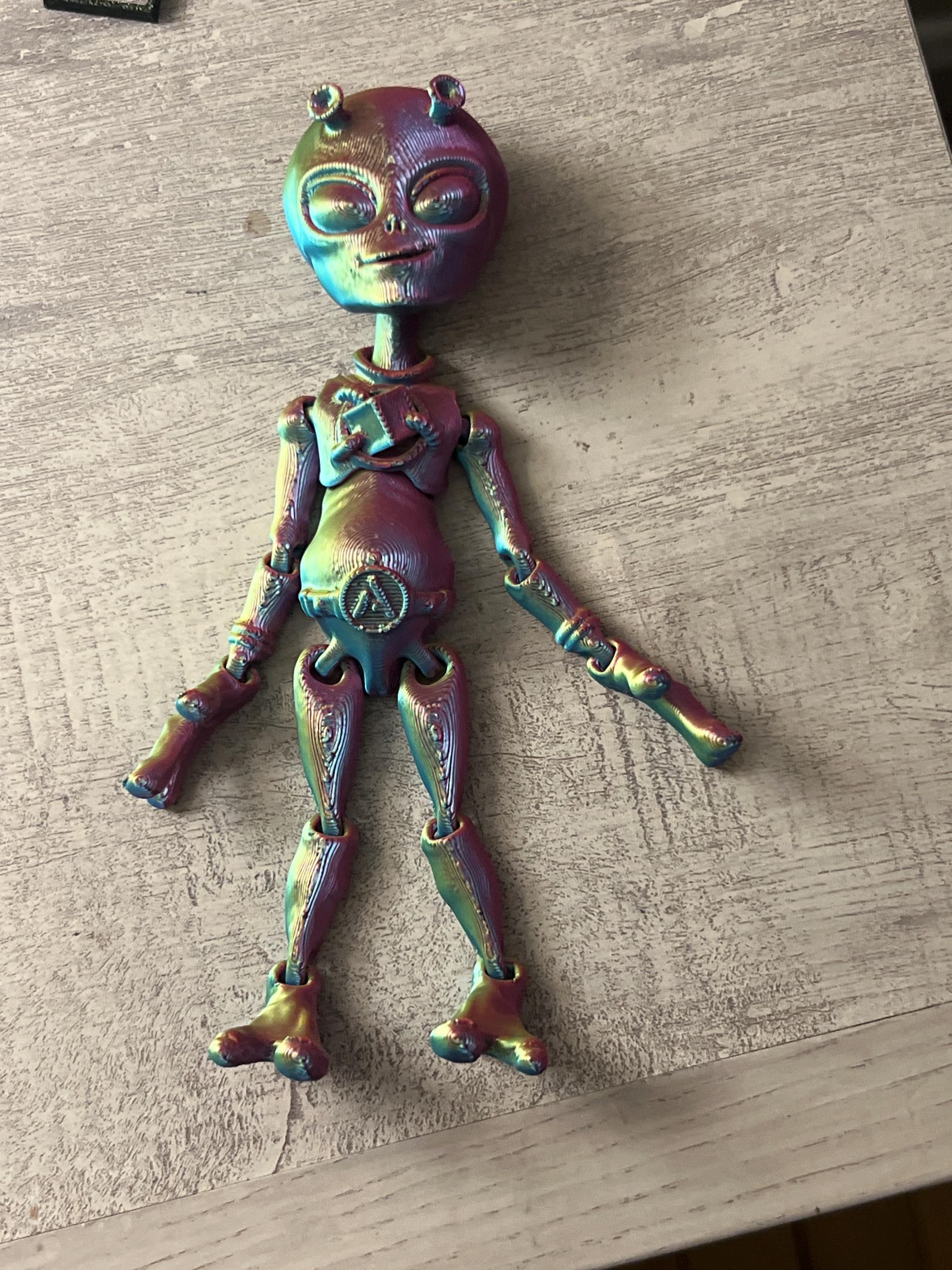 3D Articulated Alien Ragdoll - Etsy