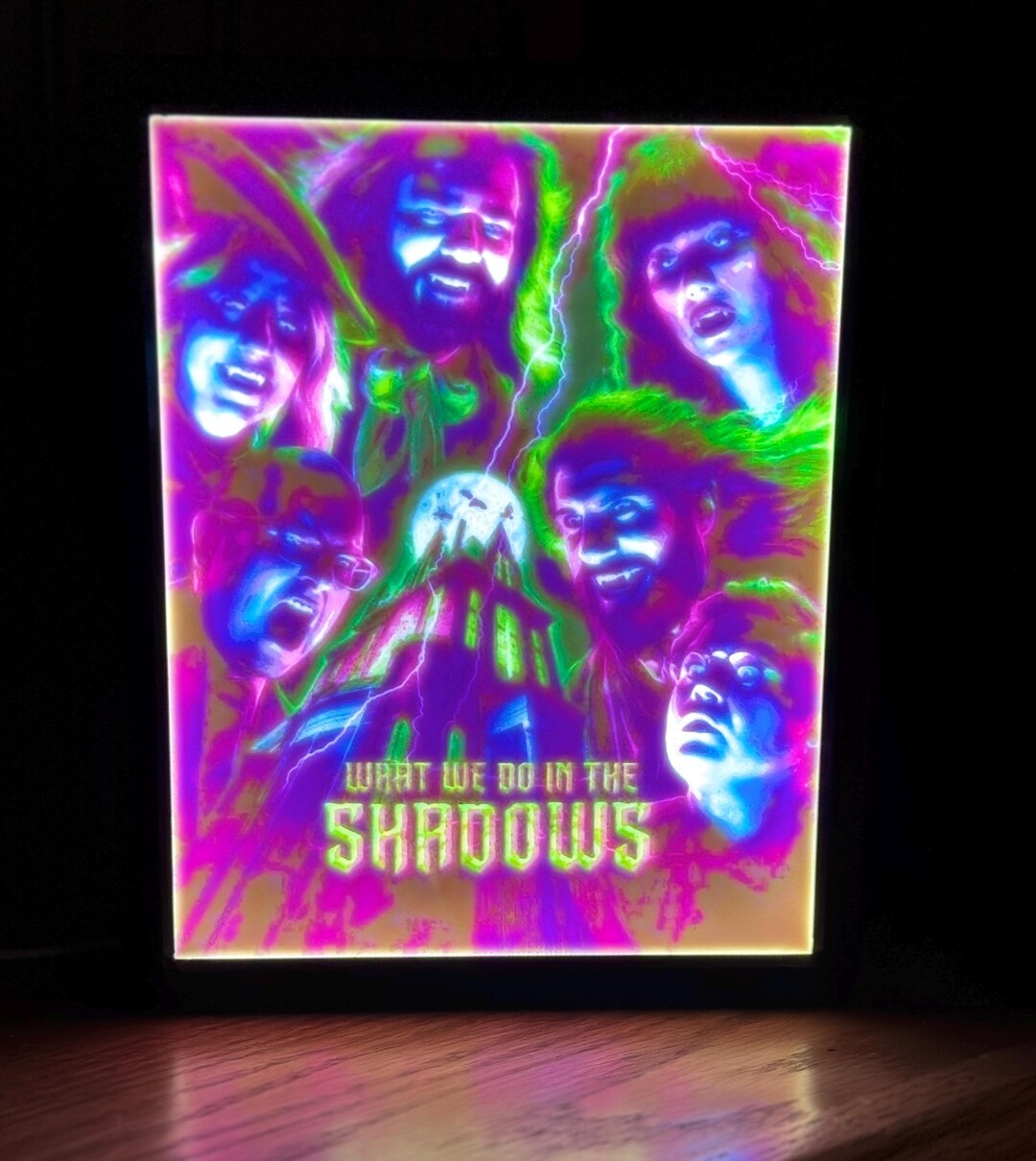 What We Do in the Shadows TV Show Poster Light Backlit Custom LED Table ...
