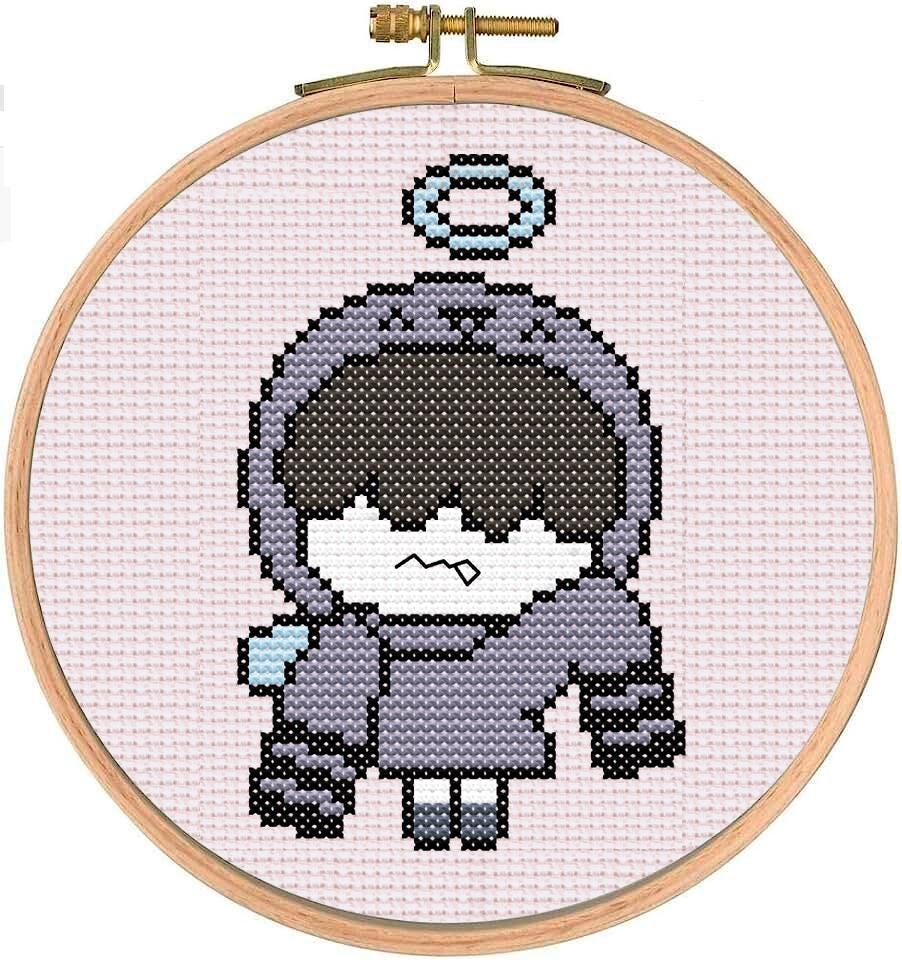 TXT PPULBATU Characters Cross Stitch Pattern hhm Nya Ring/huening Kai ...