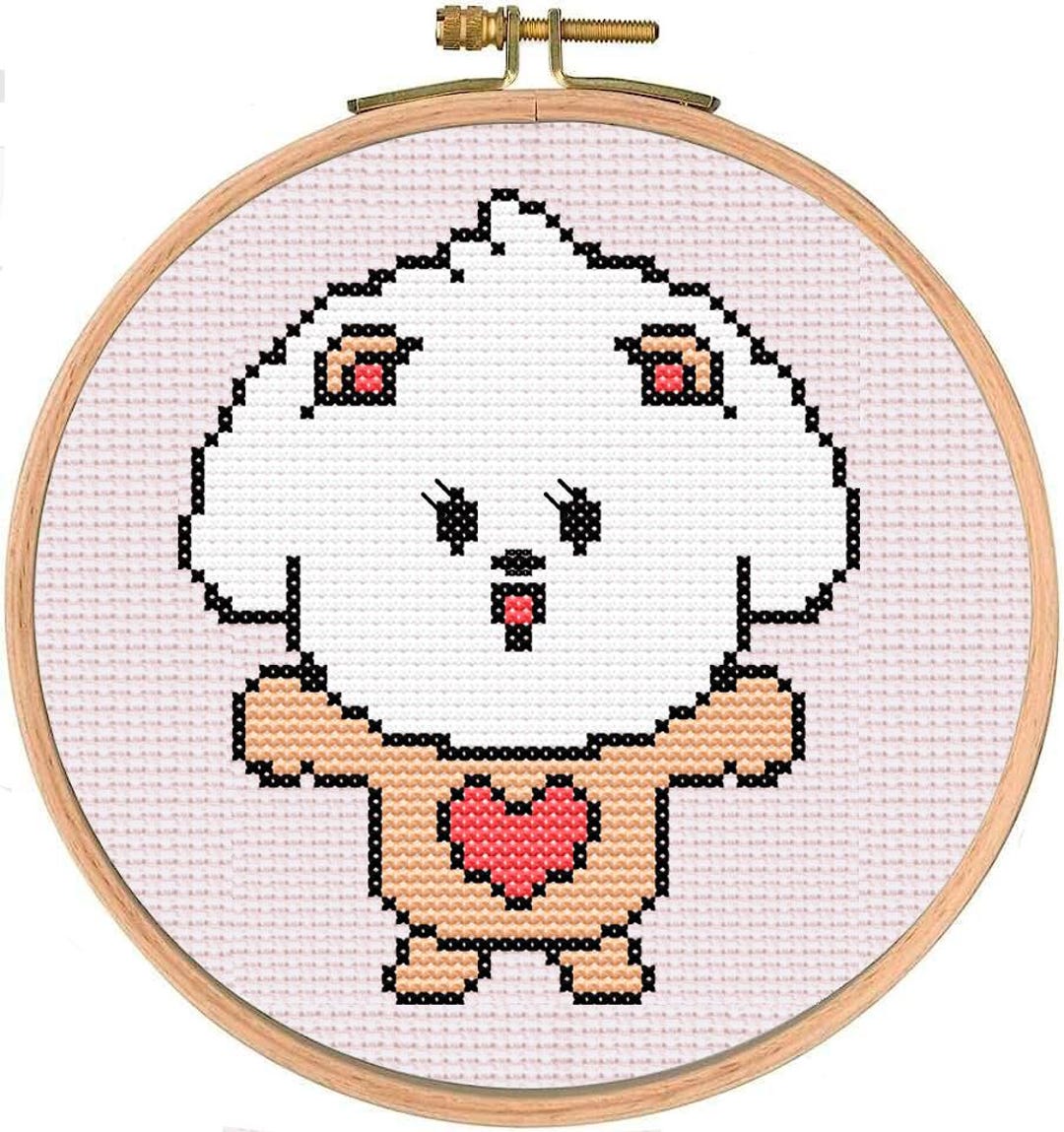 TXT PPULBATU Characters Cross Stitch Pattern bamgeut/beomgyu - Etsy