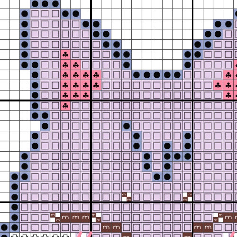 ATEEZ SAN Aniteez Characters Cross Stitch Pattern (sandeoki) - Etsy