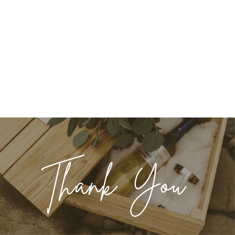 Wedding Invitation W/ Thank You - Etsy