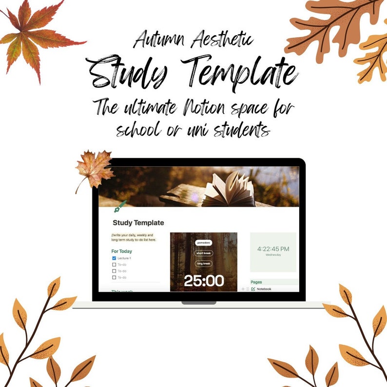 Notion Study Template School University Organization Assignment Tracker ...