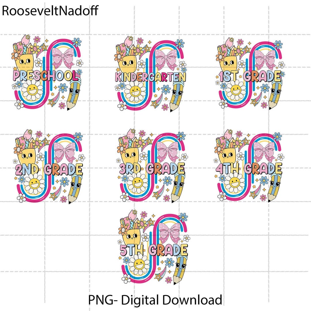 Retro Back to School Png Bundle, Teacher Tour Png, Teacher Tour Png ...