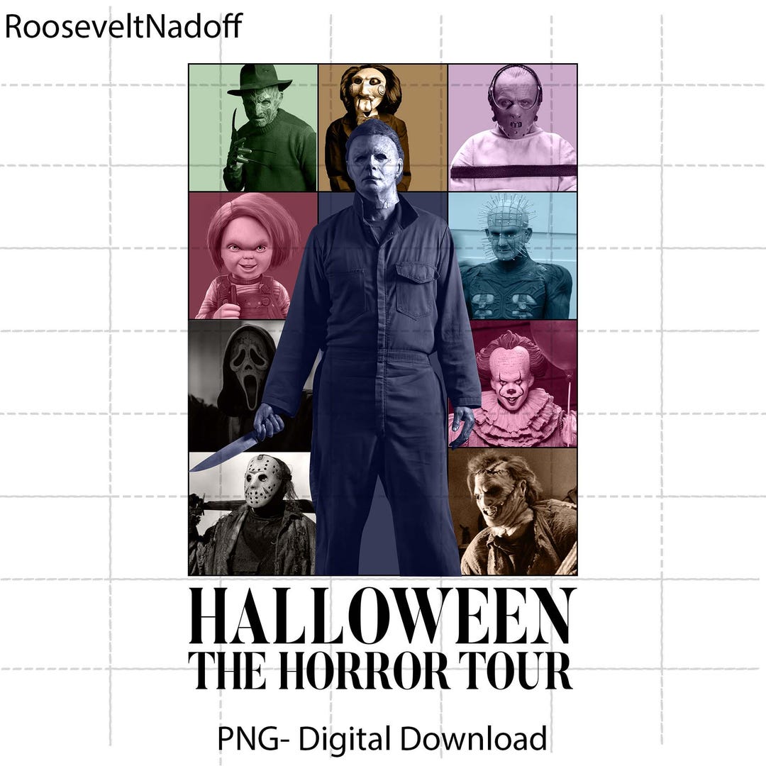 Halloween the Horror Tour PNG, Halloween Serial Killers, Horror ...