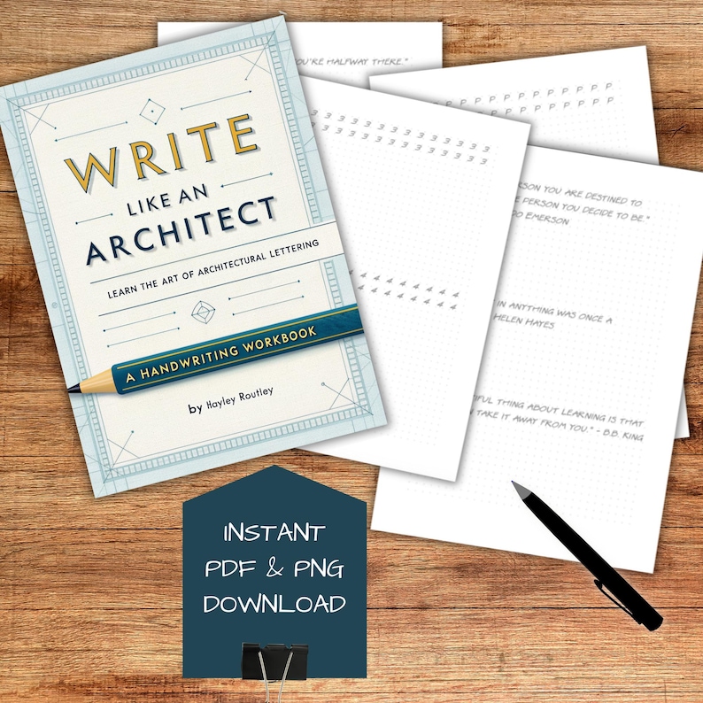 Technical Writing: Write Like an Architect Handwriting Workbook - 30 ...