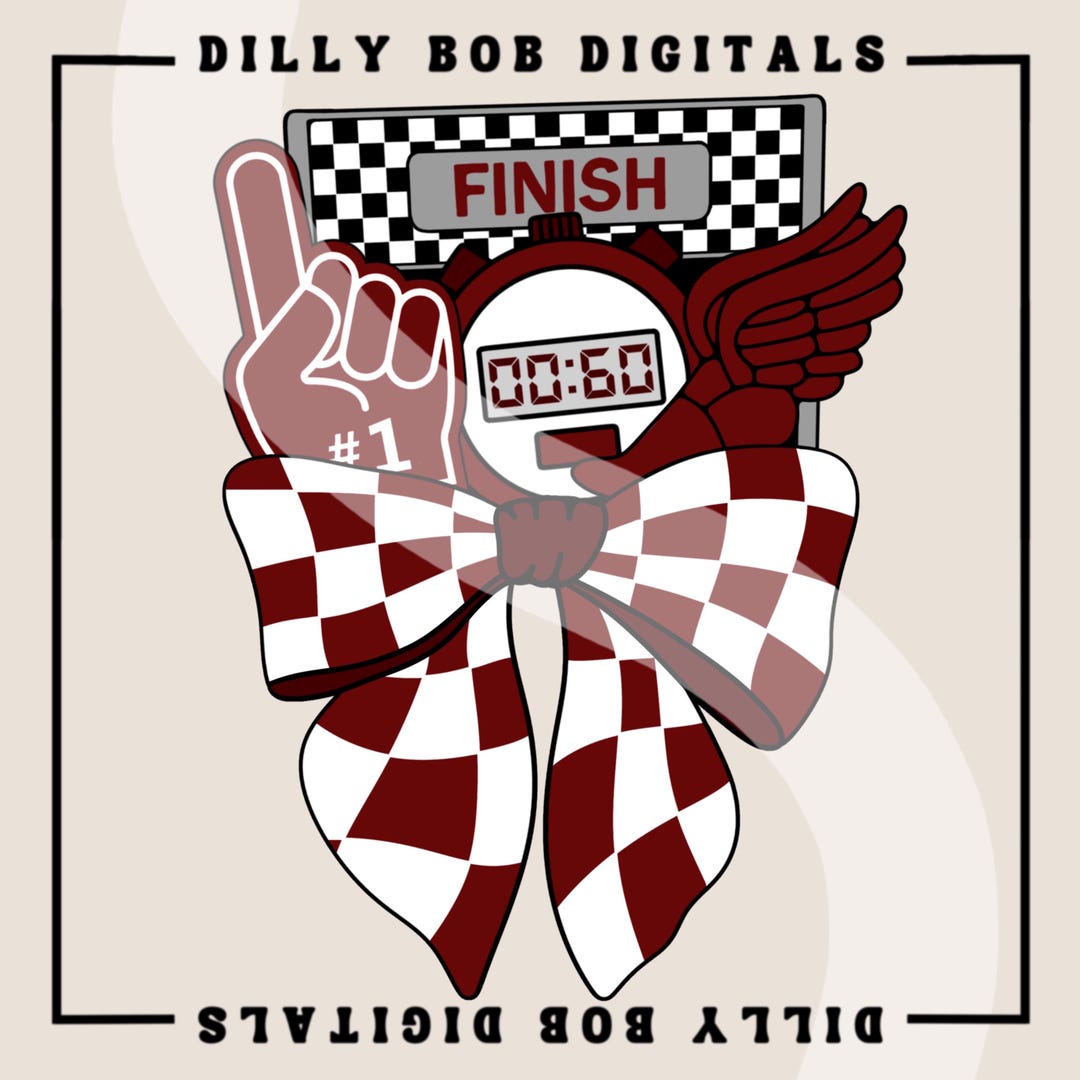 Maroon Track Bow PNG: Sports Sublimation Design (digital Download) - Etsy