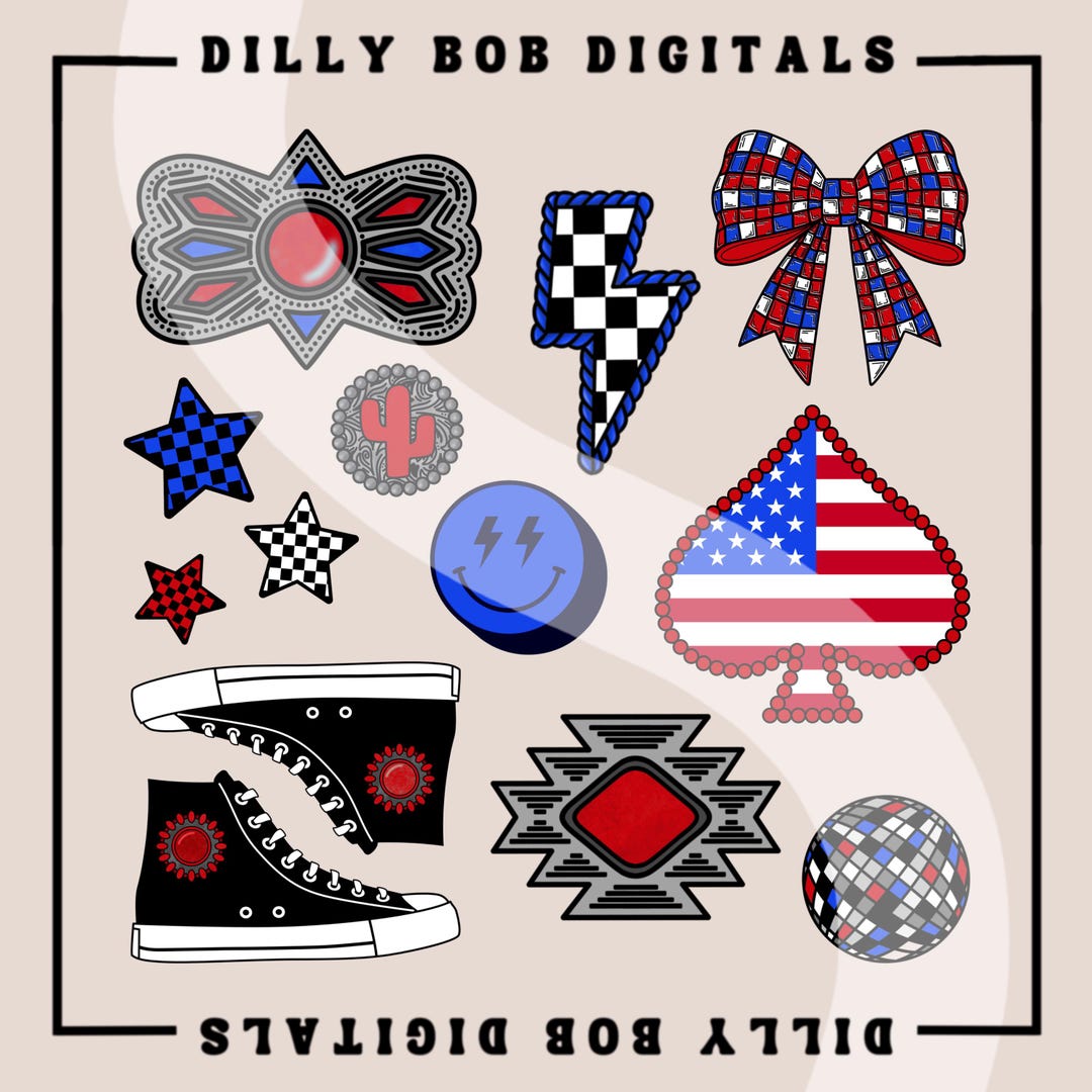 4th of July Converse Collage Sublimation PNG | Western Shirt Design ...