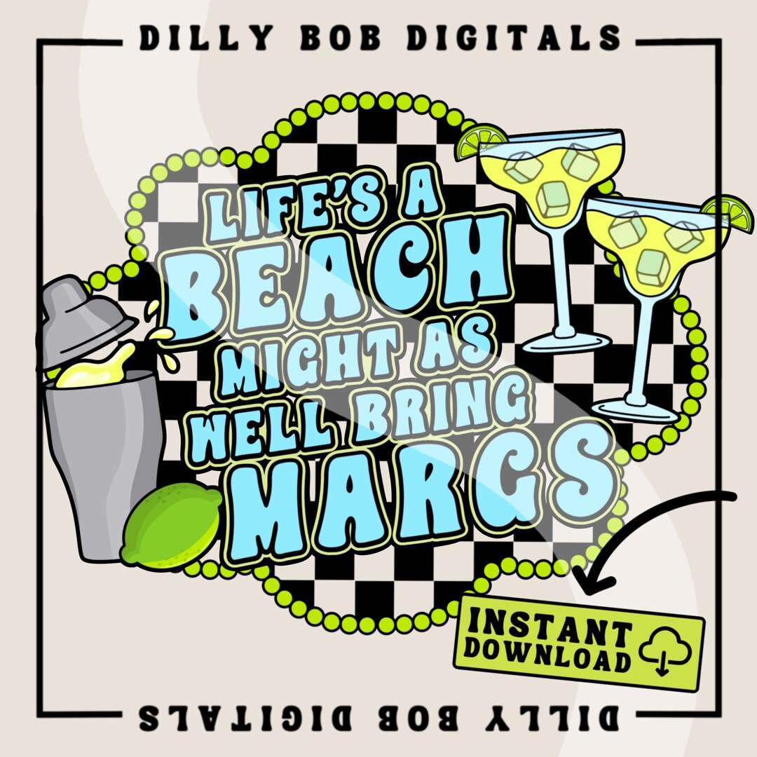 Life's A Beach PNG: Summer Sublimation Design (digital Download) - Etsy