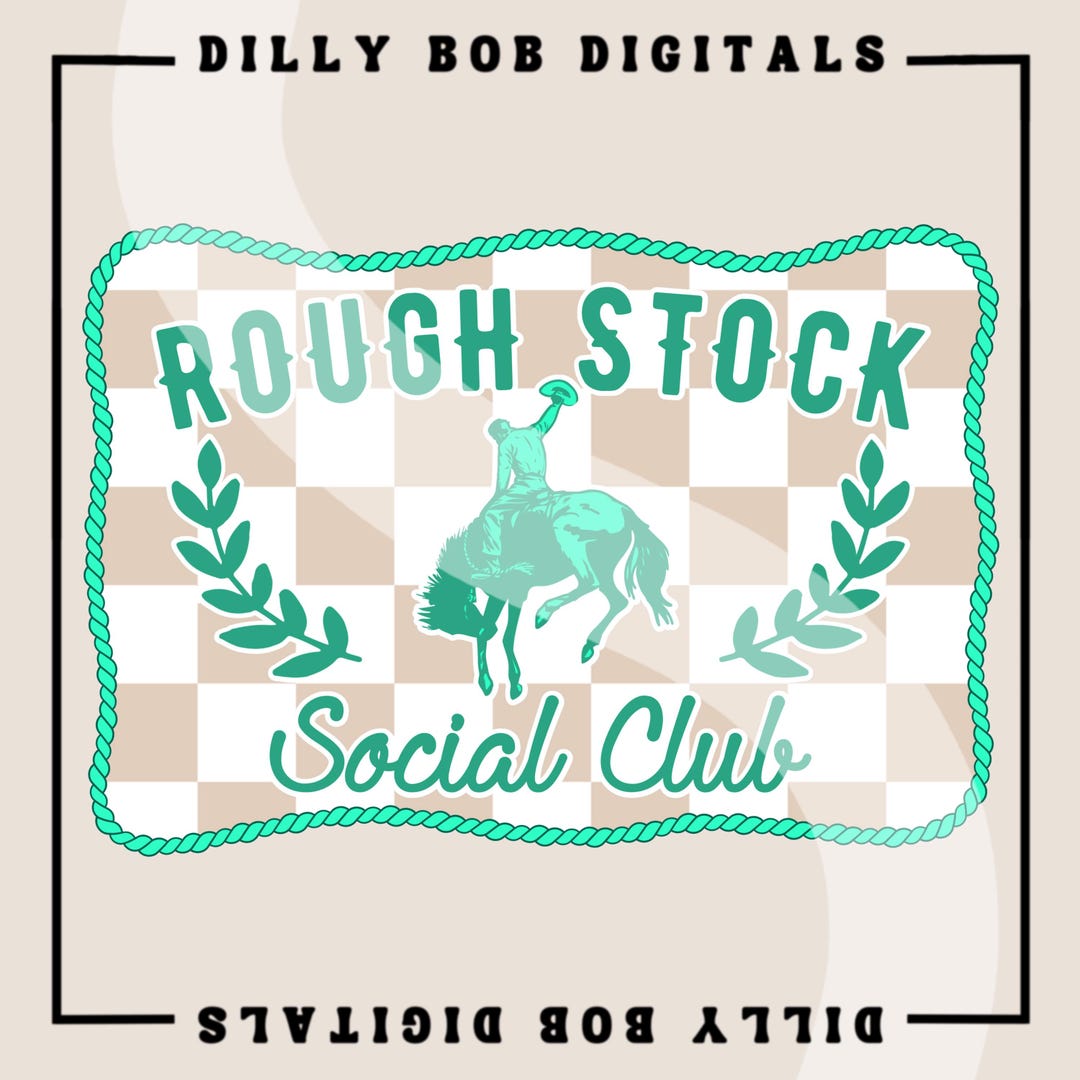 Rough Stock Social Club Sublimation PNG | Coquette Rodeo PNG | Rope ...