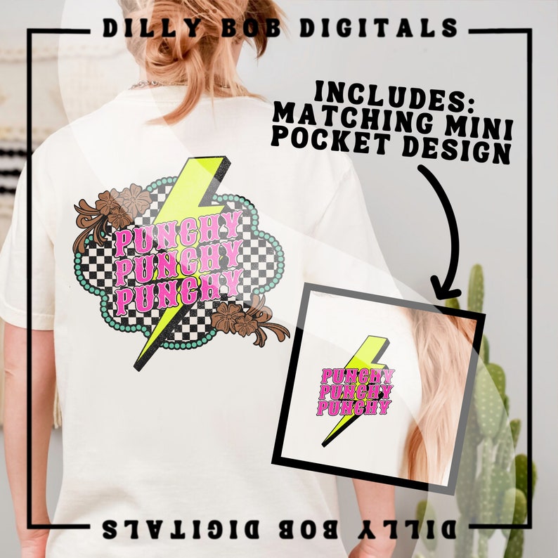 Punchy PNG: Western Sublimation Design (digital Download) - Etsy