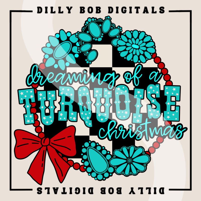 Turquoise Christmas - Etsy